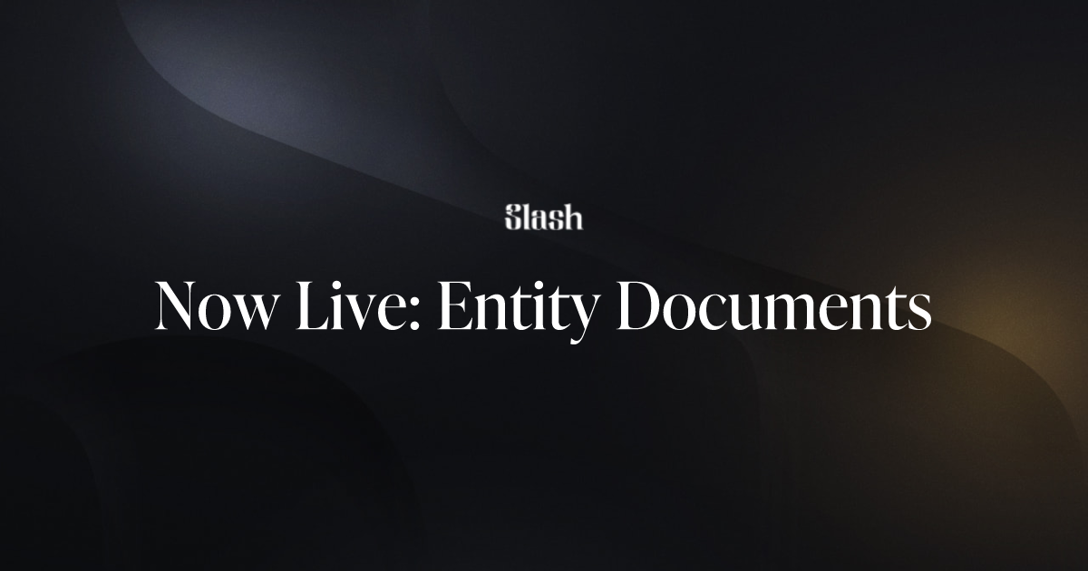 Now Live: Entity Documents