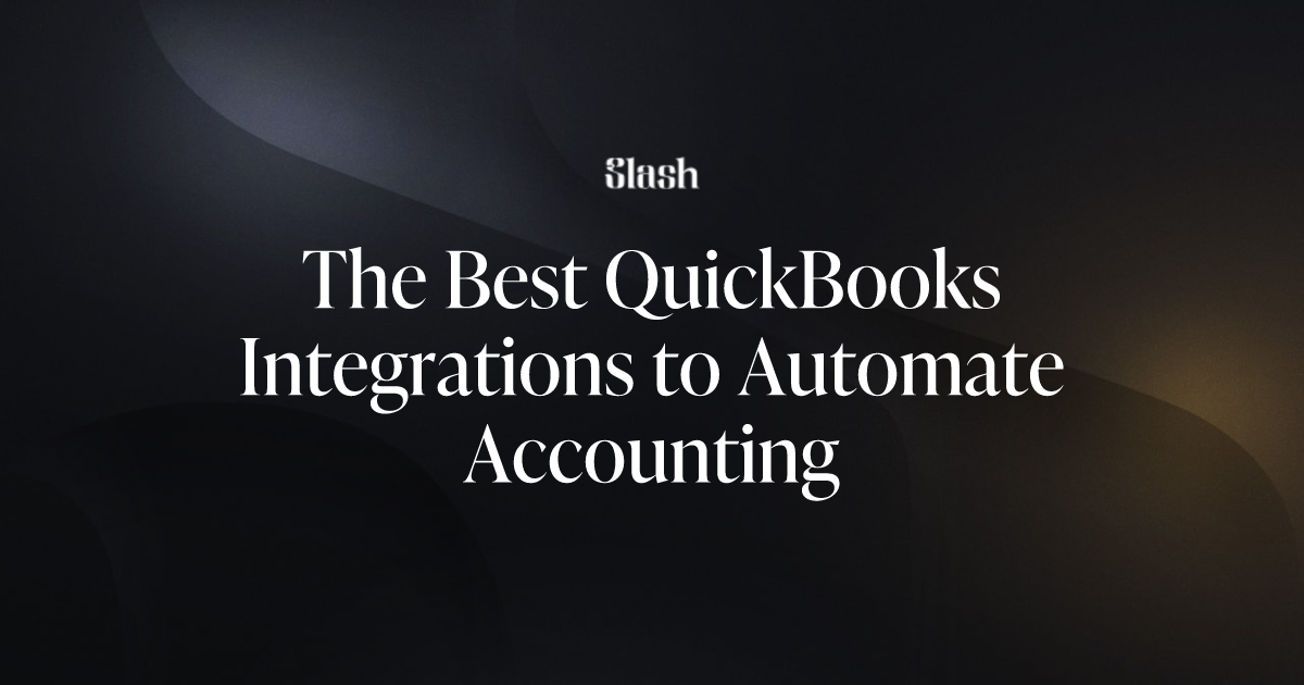 The Best QuickBooks Integrations to Automate Accounting | Slash